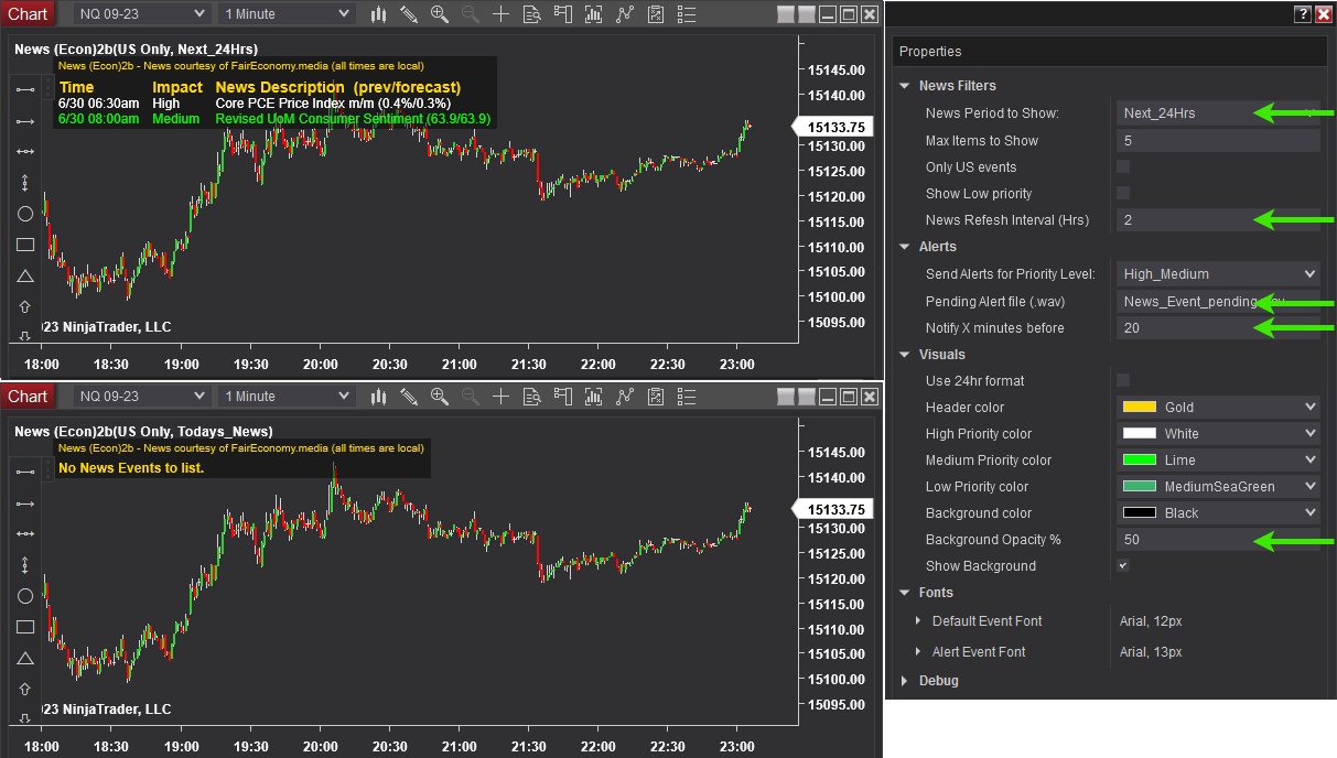 News (Econ)2b - Updated jtEconNews2a - NinjaTrader Ecosystem