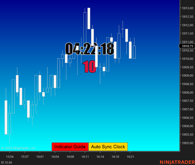 Bar Timer Hybrid - NinjaTrader Ecosystem