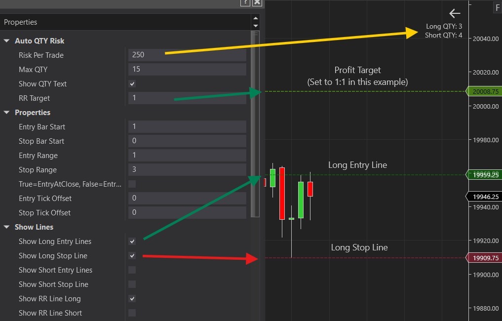 Auto Position Size & RR Targets on Strategy Builder - NinjaTrader Ecosystem